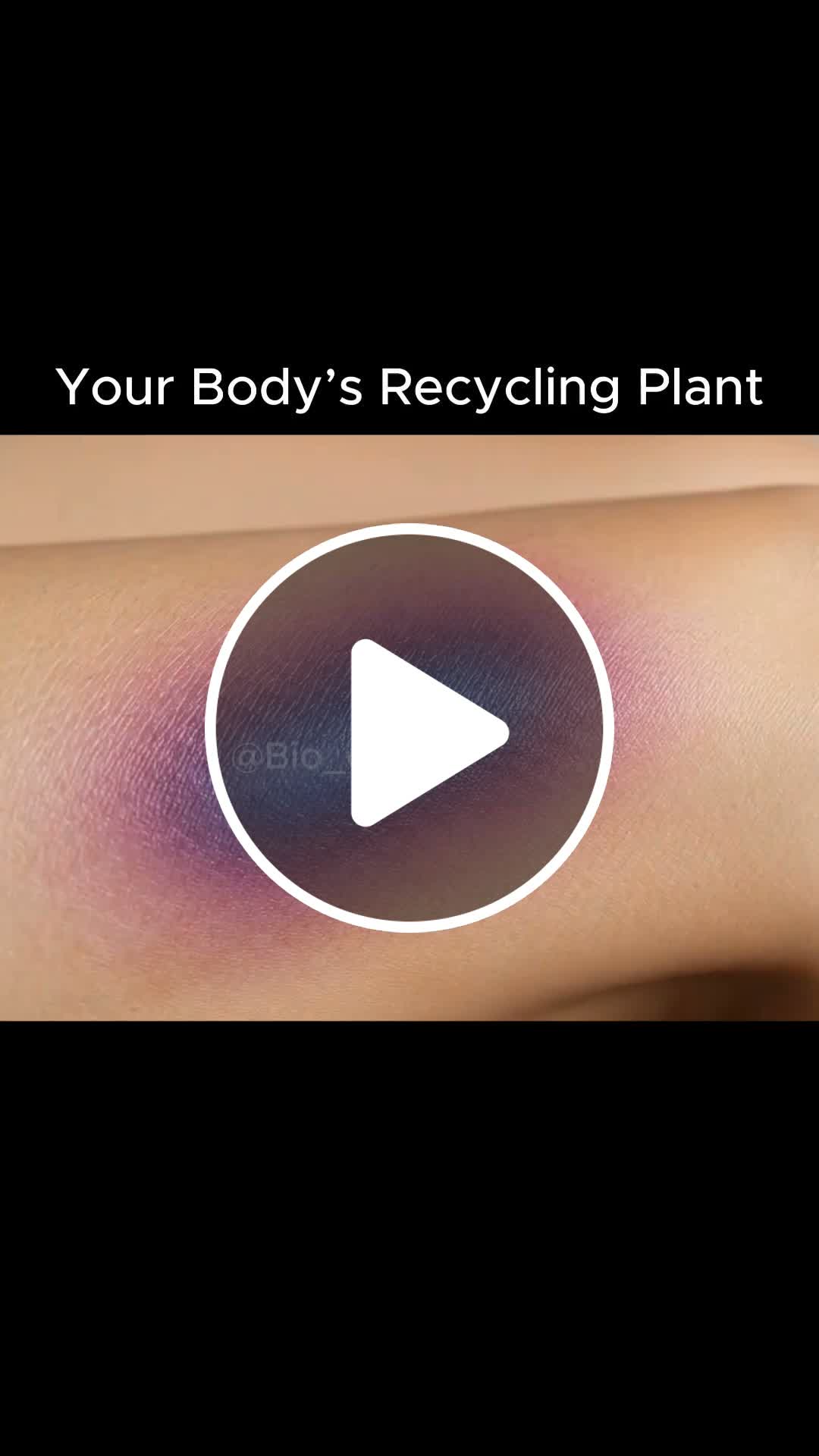 Why Bruises Change Color | The Science of Healing 🟣🟢🟡 #human #body # ...