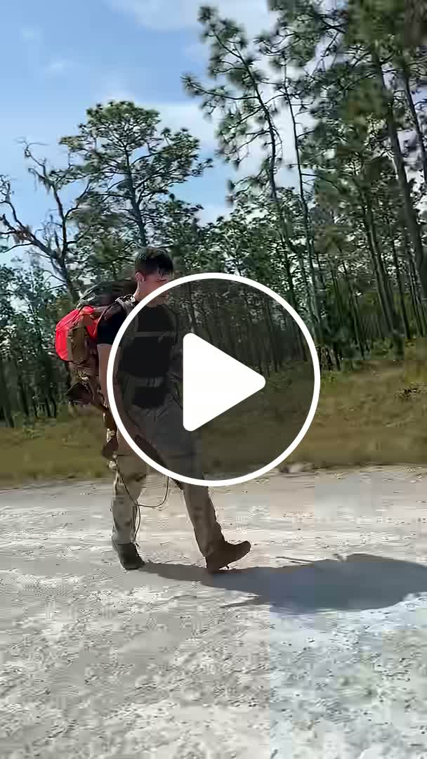 Special Forces candidates conduct 12 mile ruck march evaluation with 50 ...