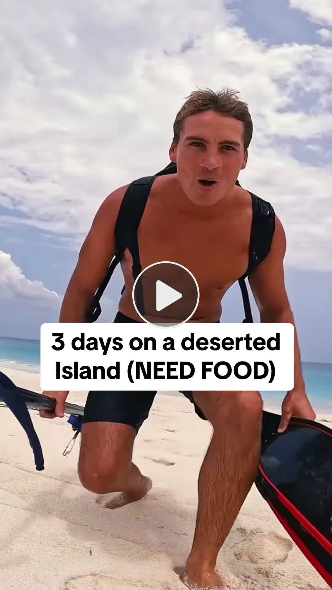Fight to survive 3 Days on a deserted Island fish survival animals ...