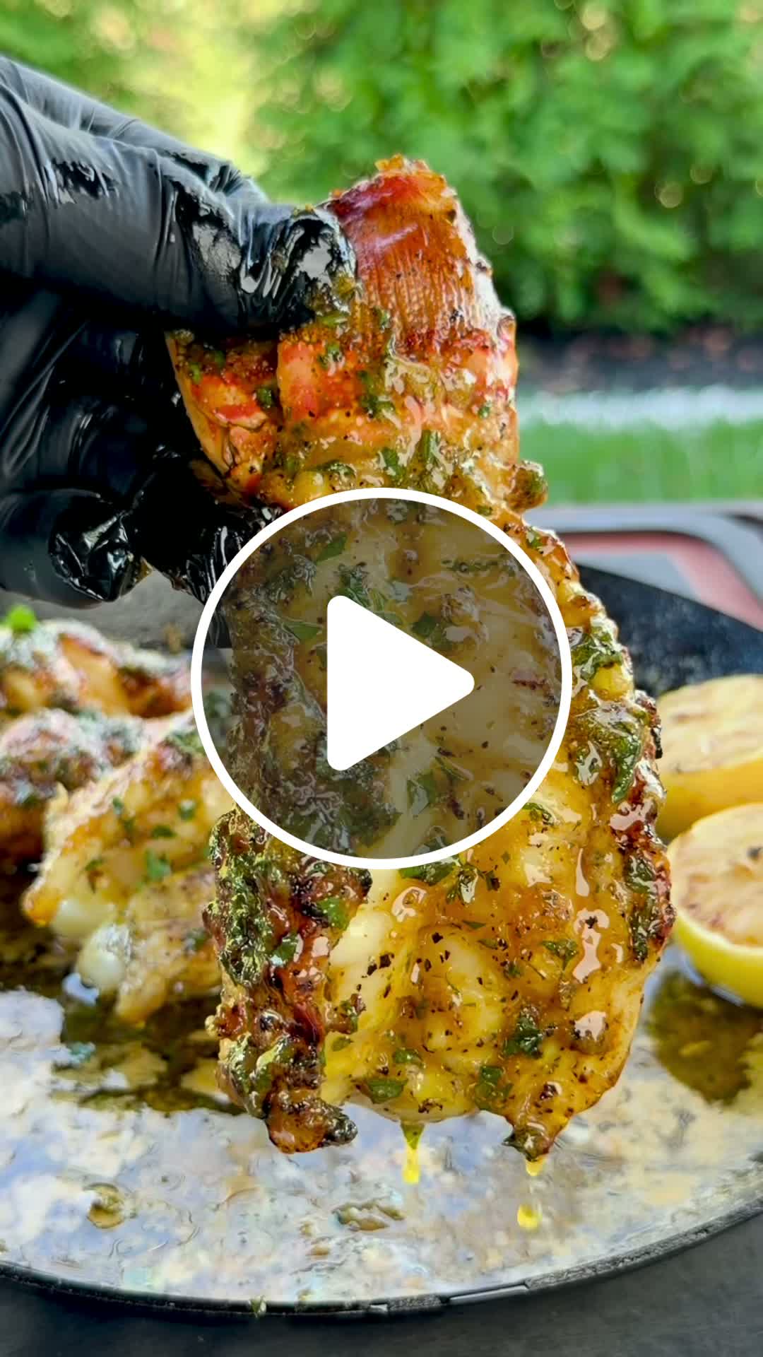 Hot Honey Lemon Pepper Lobster Tails 🦞 Drop a Lobster for the recipe 💯 ...