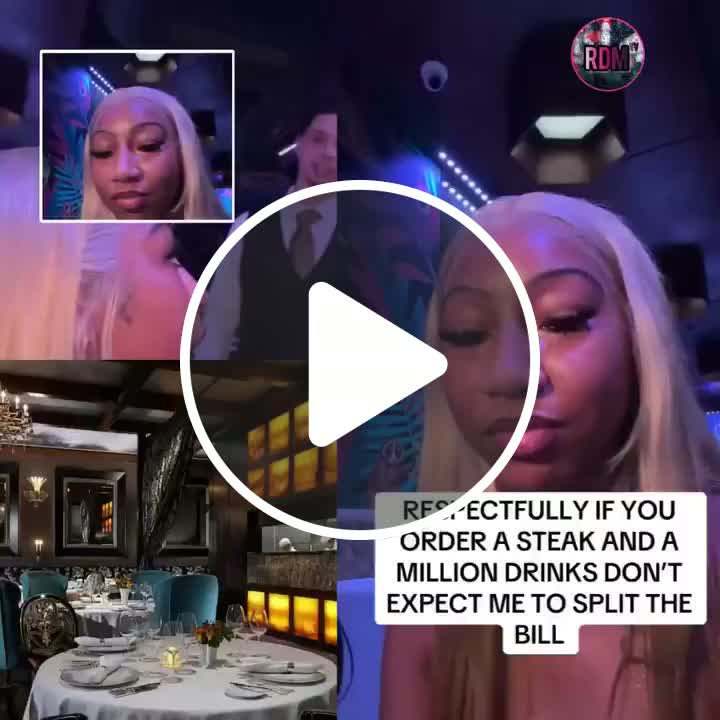 Woman refuse to split the bill at a restaurant with friends and is only ...
