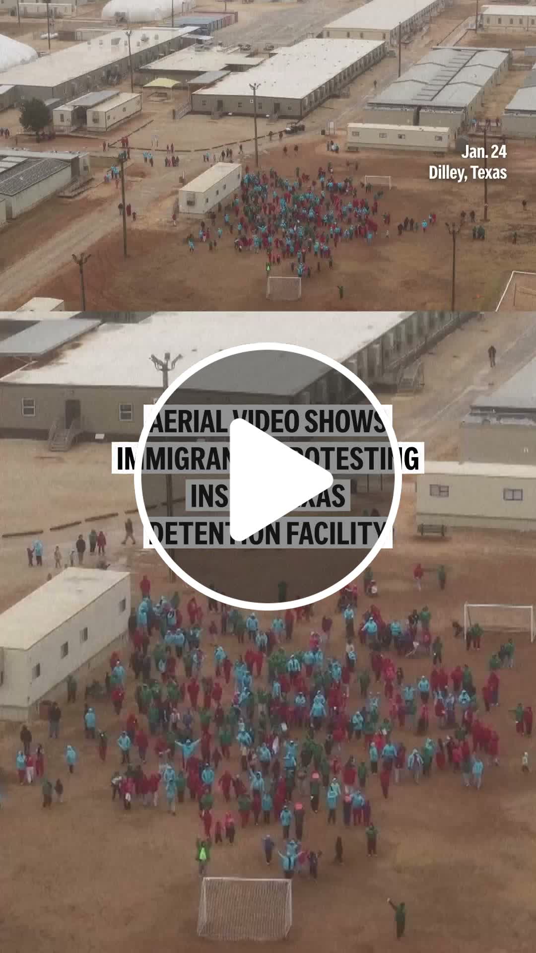 VERTICAL DETENTION TEXAS PROTEST - NewsBreak