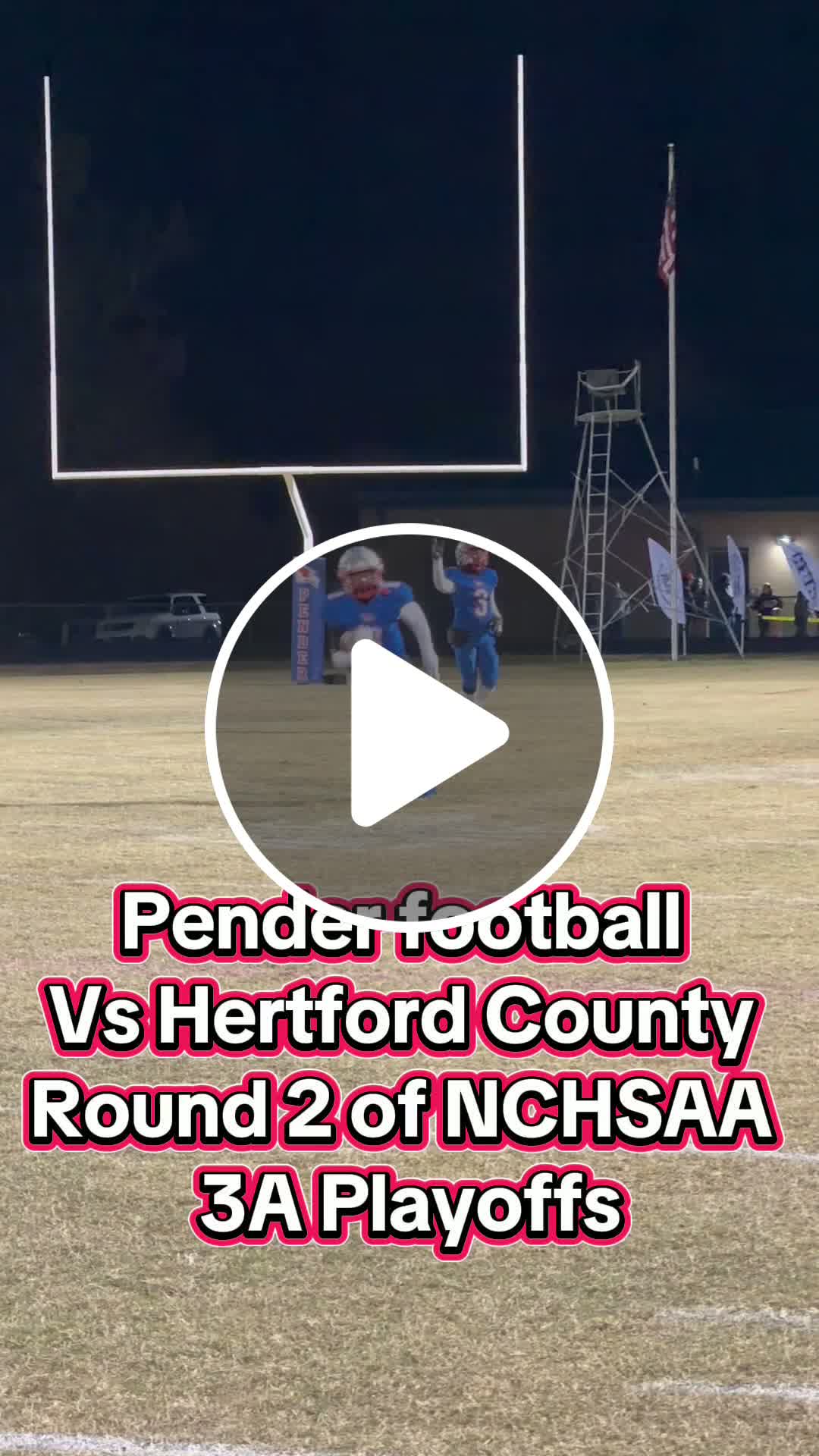 Watch Pender football crush Hertford County in NCHSAA playoffs - NewsBreak