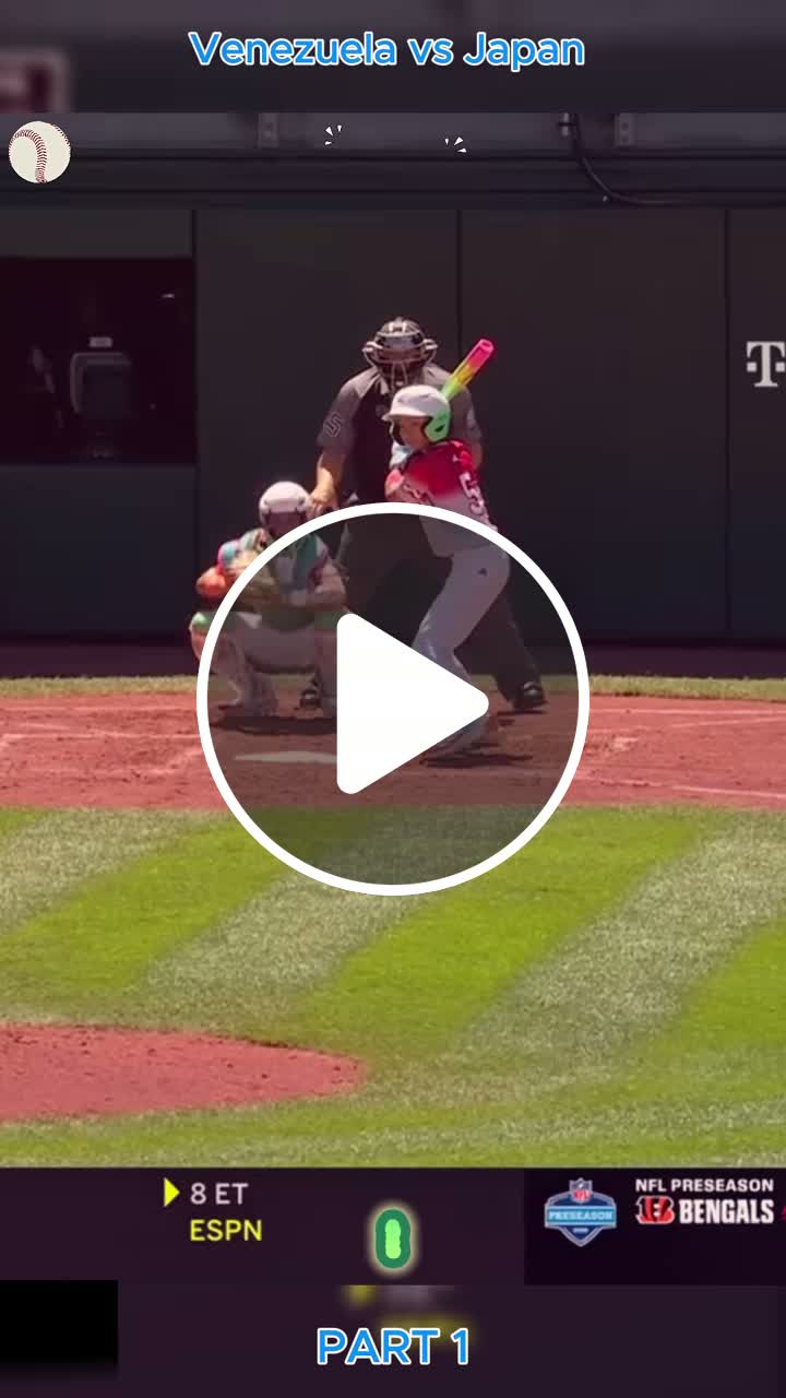 Epic showdown: Venezuela vs Japan in the 2025 LLWS Winners Bracket! ⚾🔥 ...