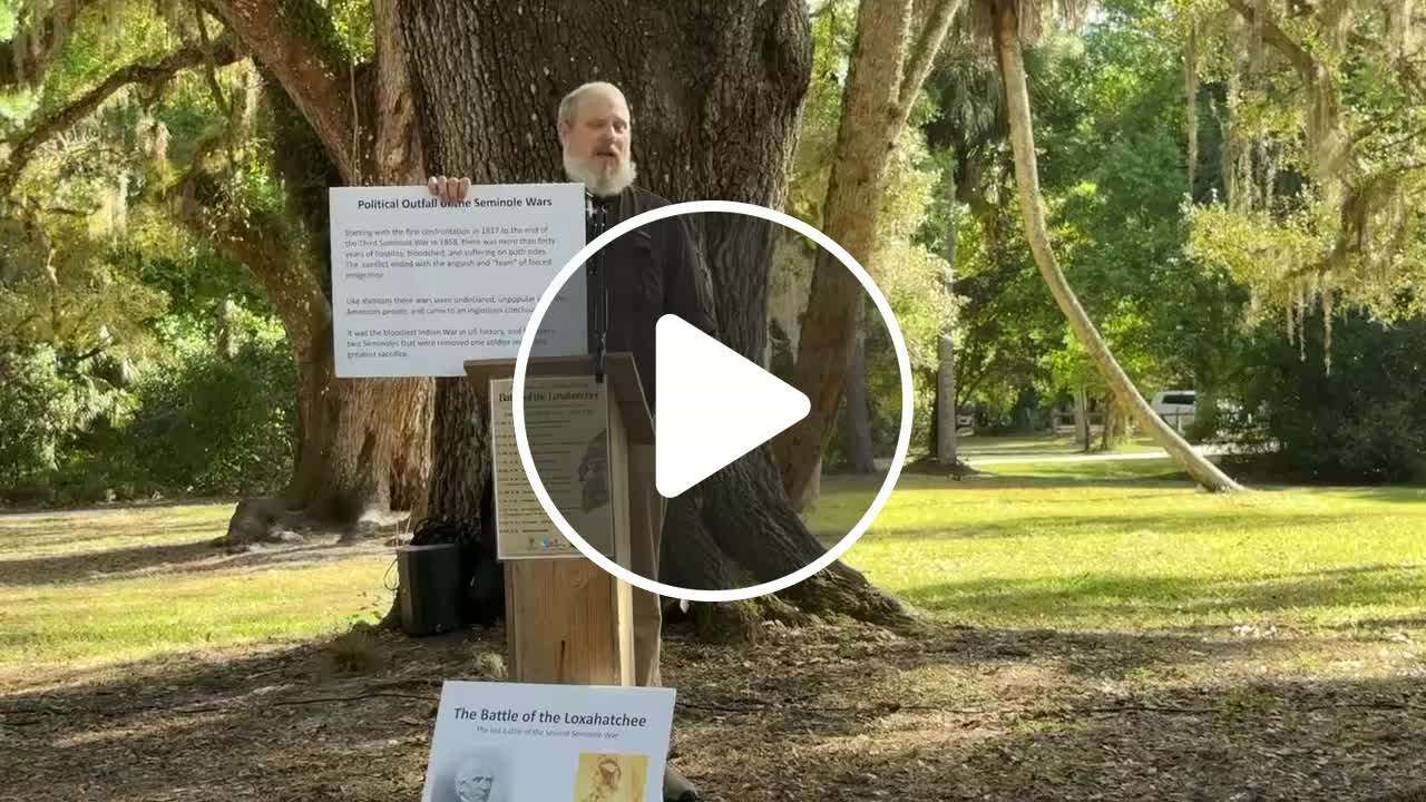 America 250: Second Seminole War remembered on Jupiter battlefield ...