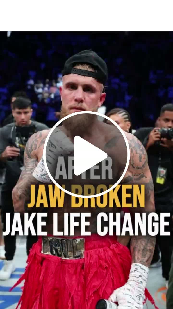 Less than a week after @Anthony Joshua shattered his jaw @Jake Pauls ...