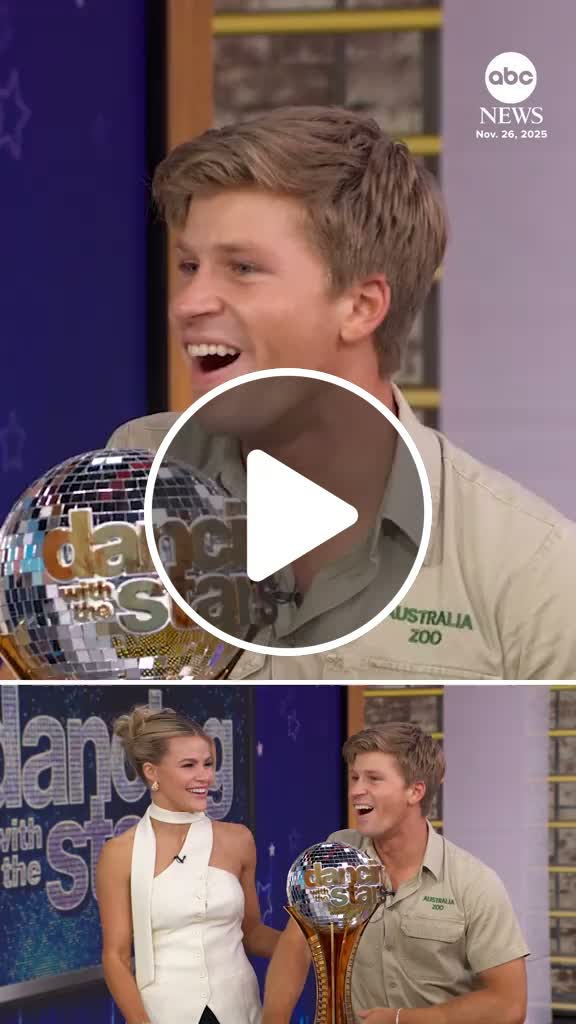 #DWTS Mirrorball trophies run in the Irwin family! @Robert Irwin and ...