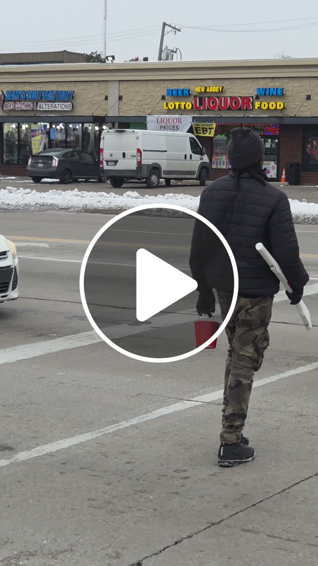 JAMES KING PERFORMING LIVE ON 10MILE SOUTHFIELD ROAD, 12-3-2025 FILMED ...