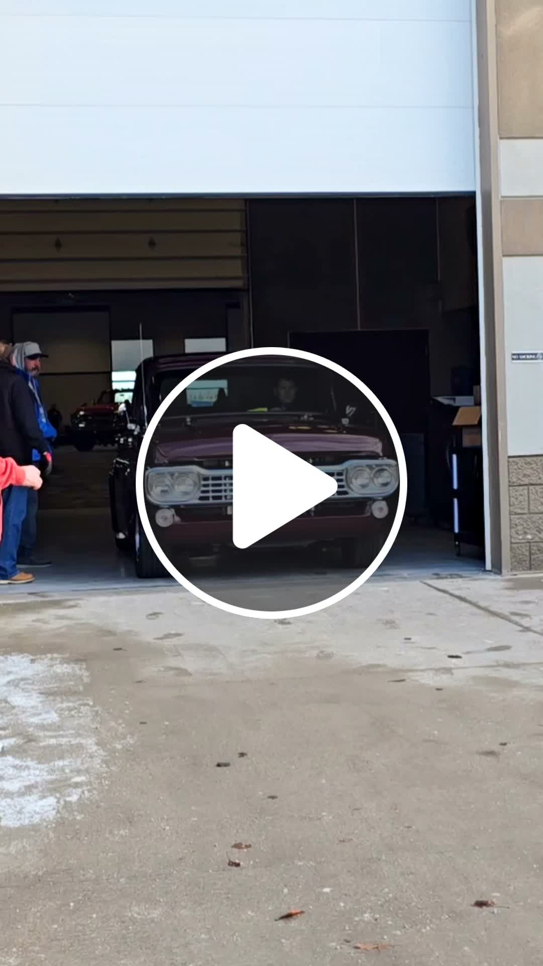 1958 Ford F100 Classic Pickup Truck Drive By Engine Sound POHO Hot Rod ...