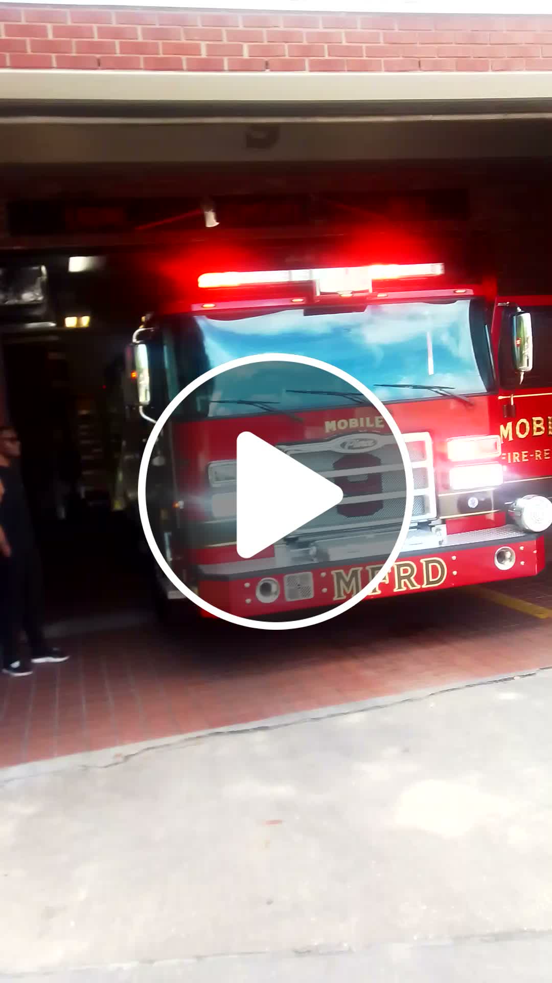 asked a firefighter to turn on their sirens an they did this # ...