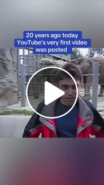 Exactly 20 years ago, the very first video called Me at the zoo was ...