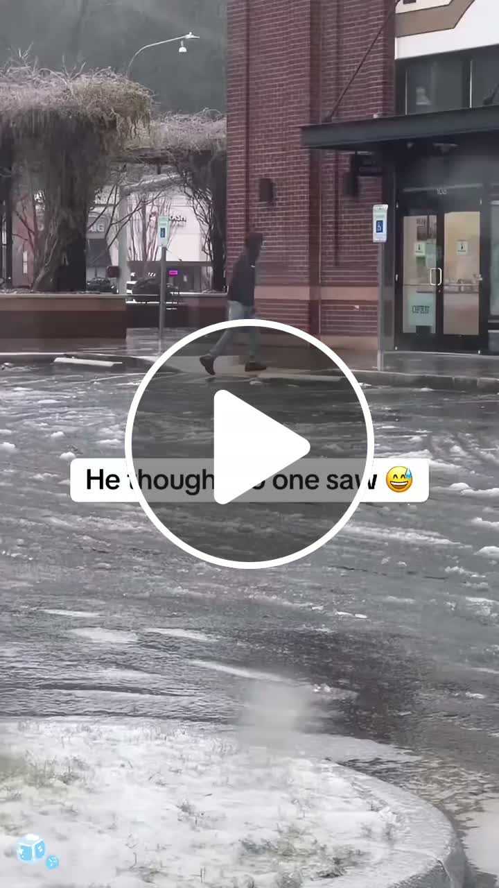 Funny moments of slipping and falling in winter😂 - NewsBreak