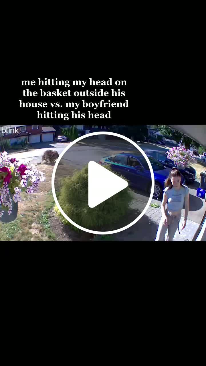 People have anger issues when they hit their heads on a hanging plant ...