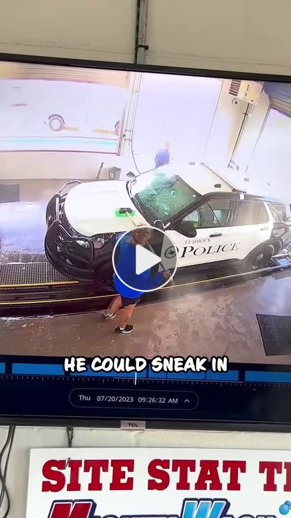 Hilarious Cop Car Wash Fiasco! - NewsBreak