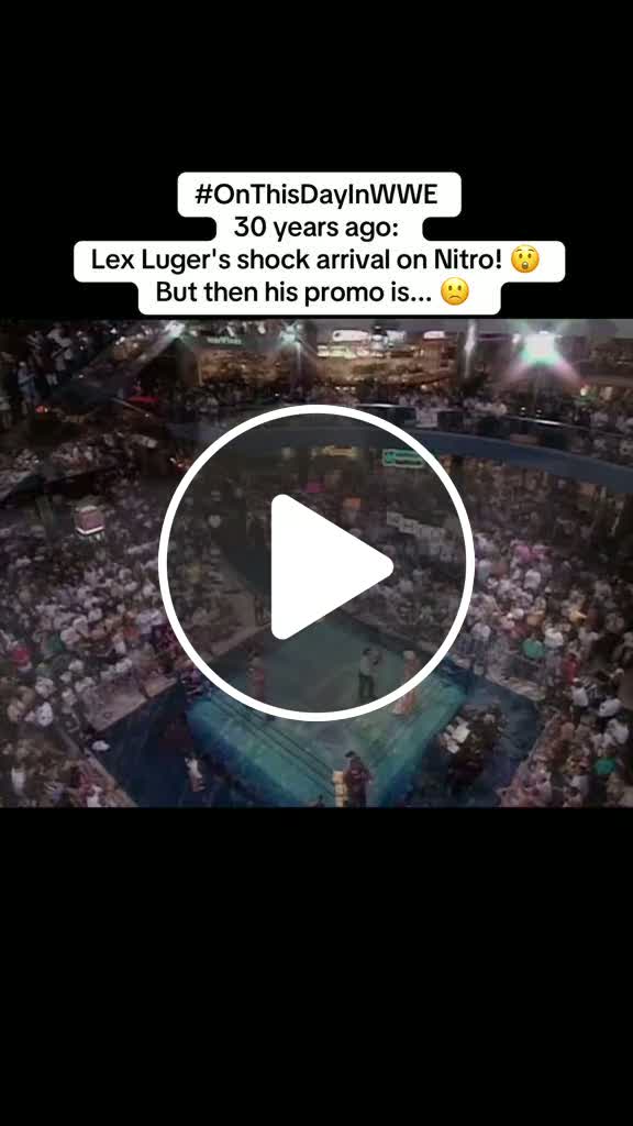 What in the hell is he doing here Lex Luger makes a shocking return to ...