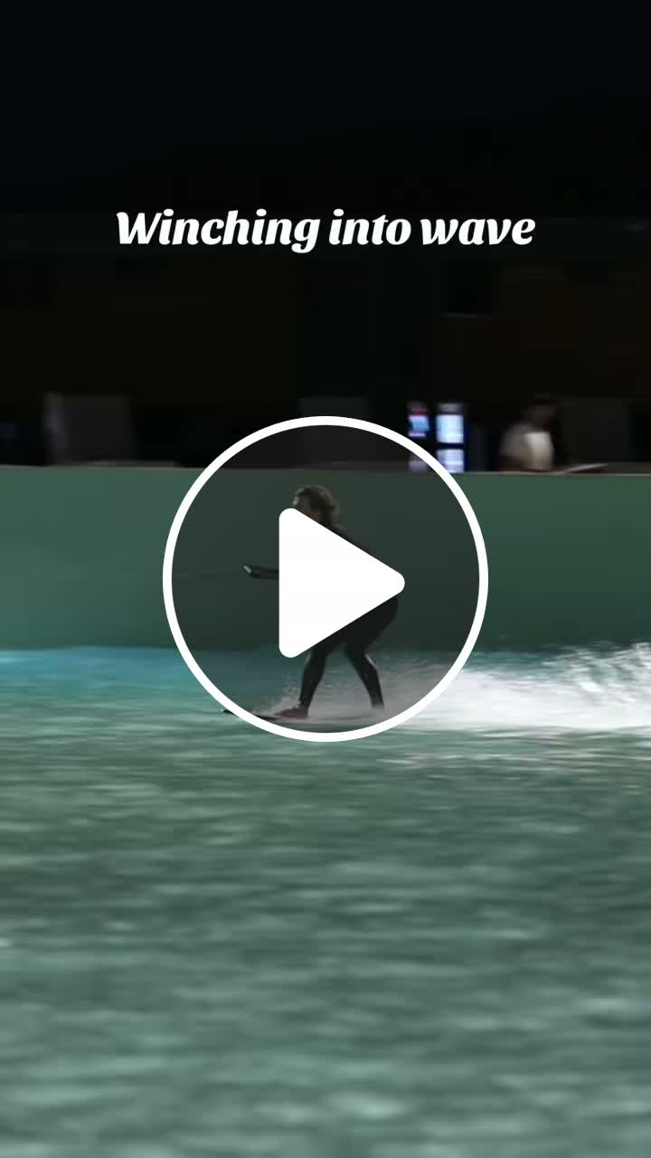 Winching into man made surf wave at Revel Surf Park in Arizona - NewsBreak