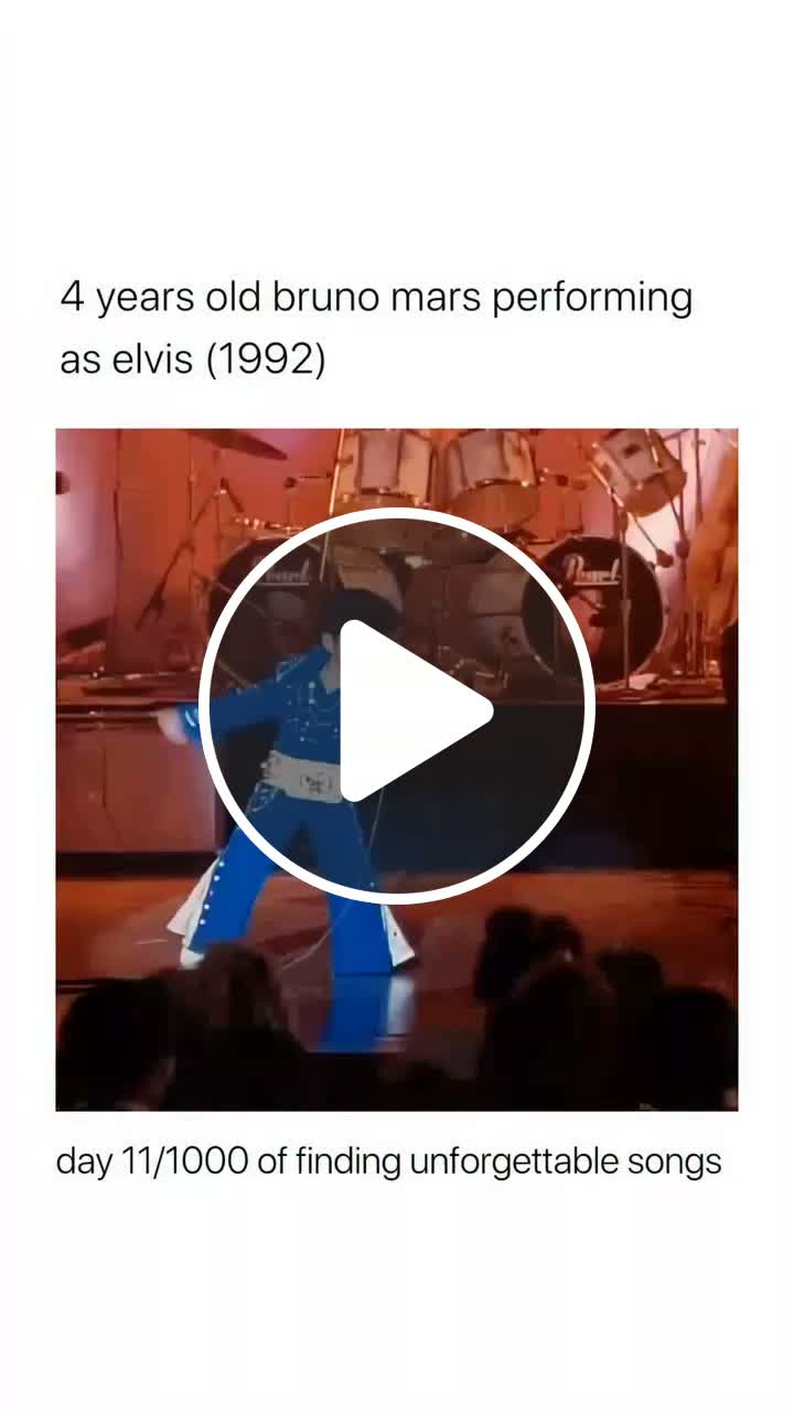 Bruno Mars started performing way back - NewsBreak