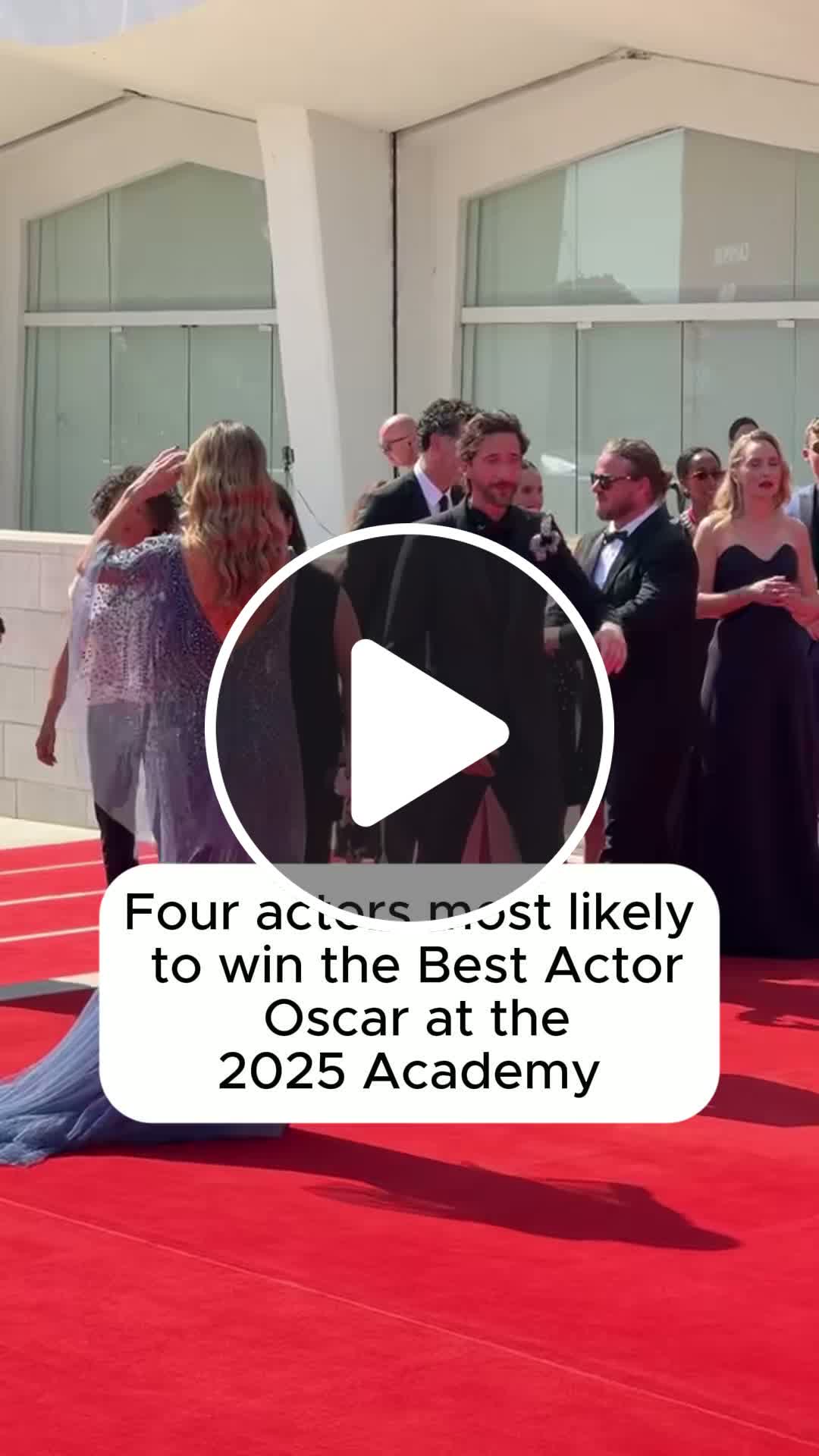 #CaughtOnCamera Four actors most likely to win the Best Actor Oscar at ...