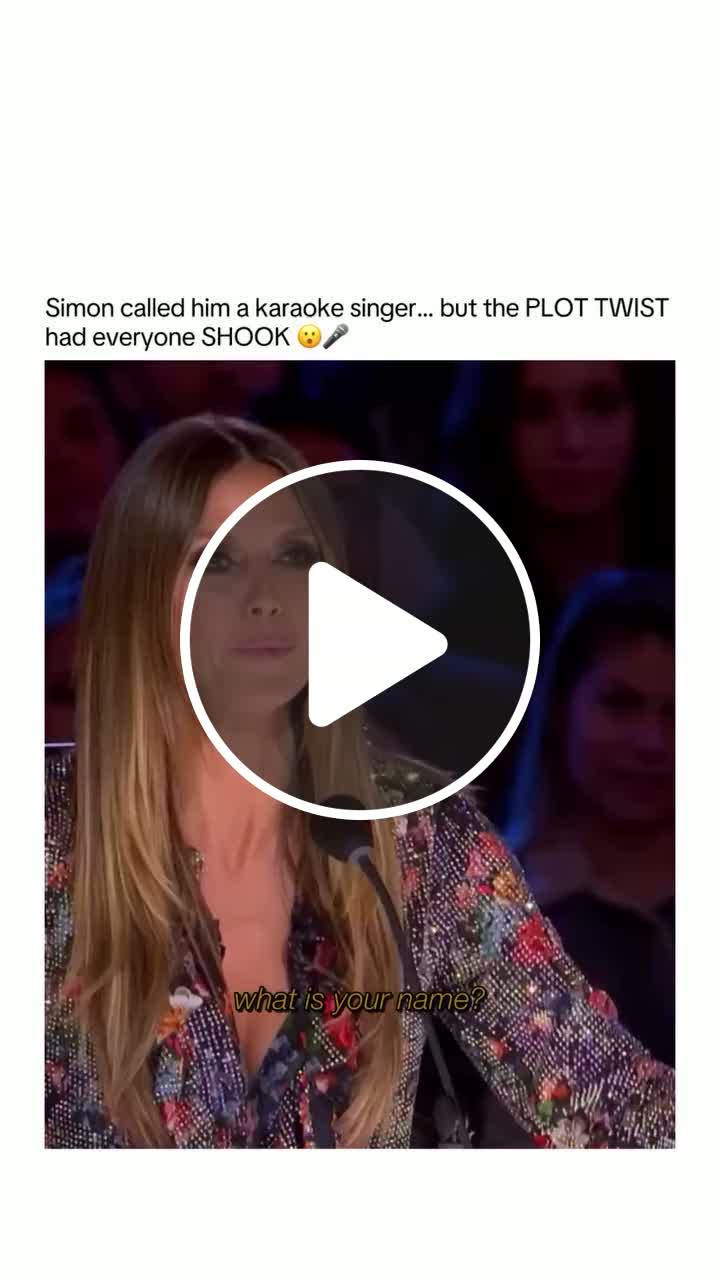 When Simon called him a karaoke singer it looked like his audition was ...
