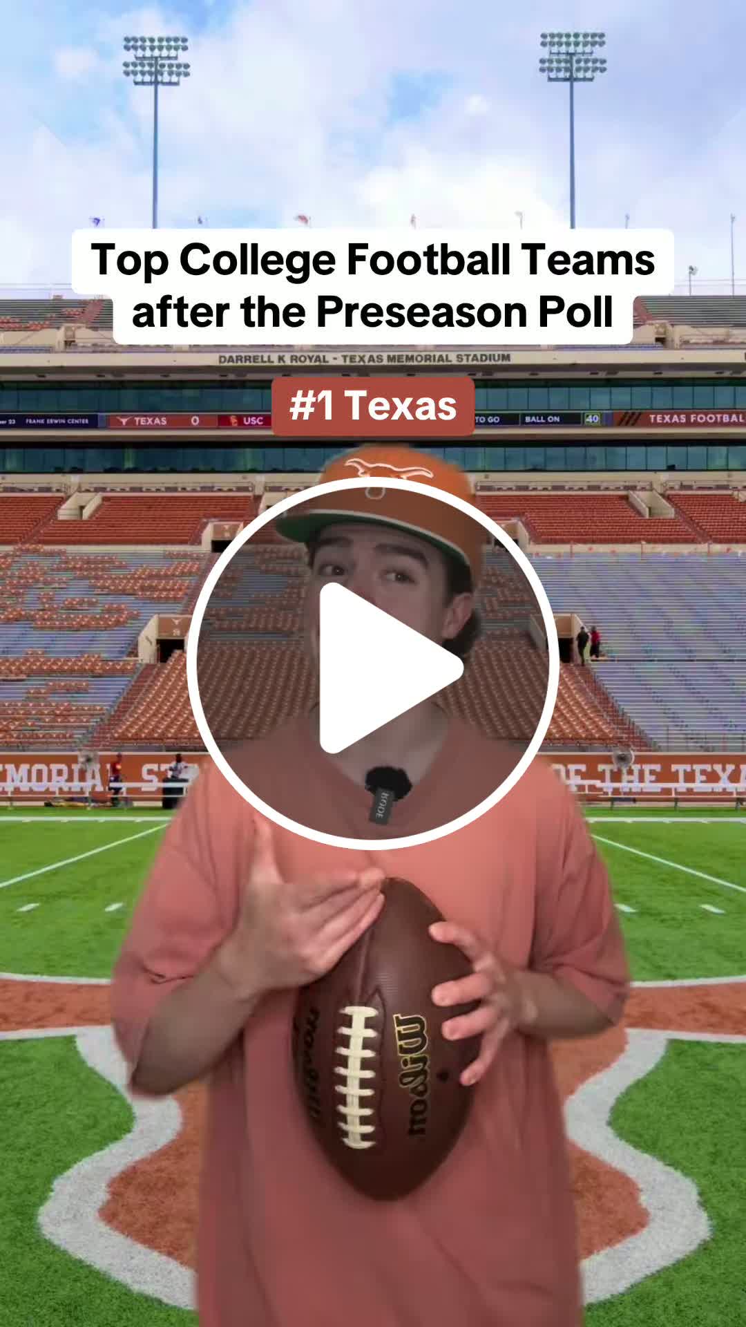 The first College Football rankings of the season are OUT football ...