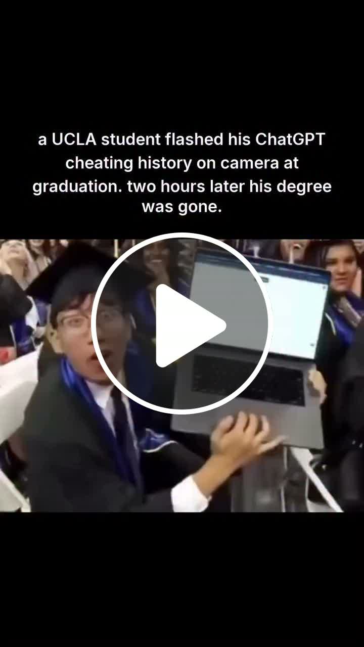 A UCLA student flashed his chatGPT cheating history on camera at ...