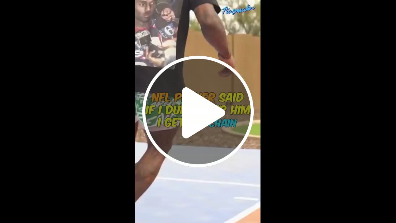 TONY CROSBY II: jumping over an nfl player for chains and oofos ...