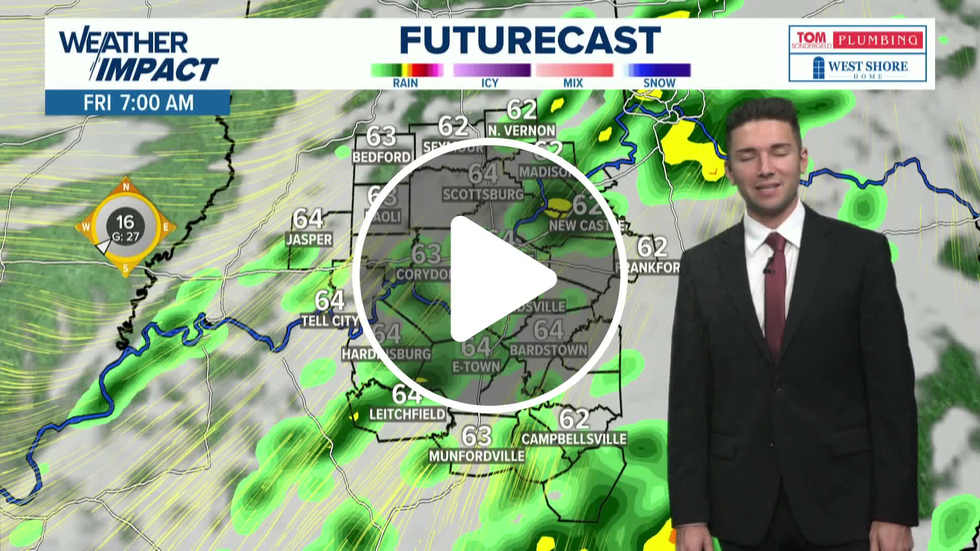 WHAS11+ Weather Impact forecast - Friday, Jan. 9 - NewsBreak