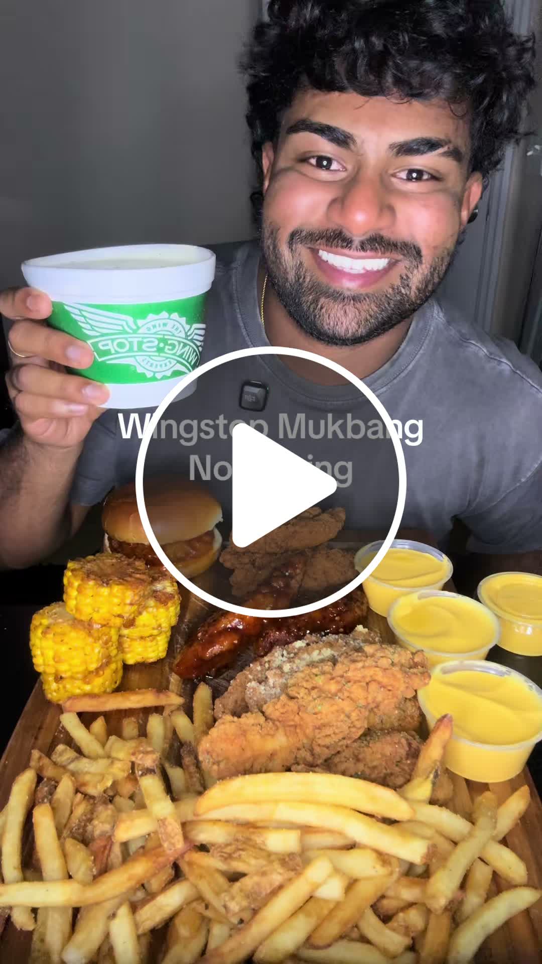 Satisfying Wingstop Mukbang with Crispy Chicken! 🍗 #Wingstop #Mukbang # ...