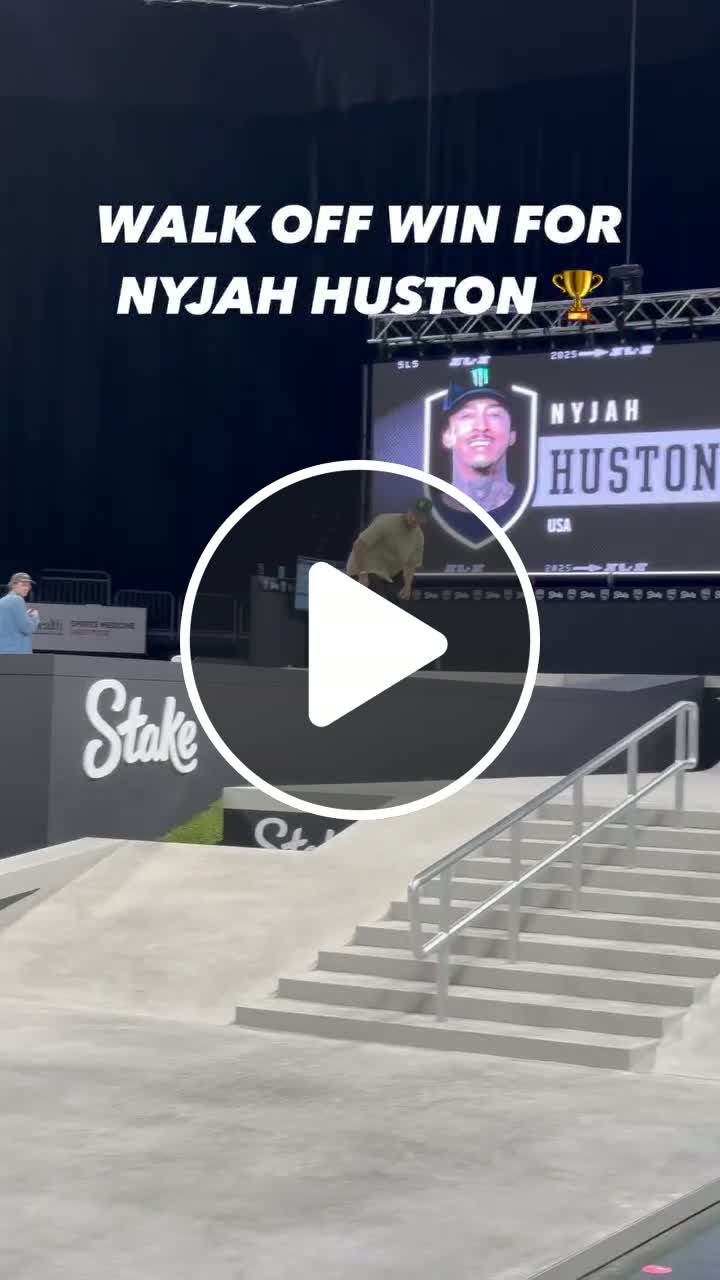 Nyjah Huston TAKES SLS MIAMI 2025 🏆 Nyjah Huston makes Street League ...