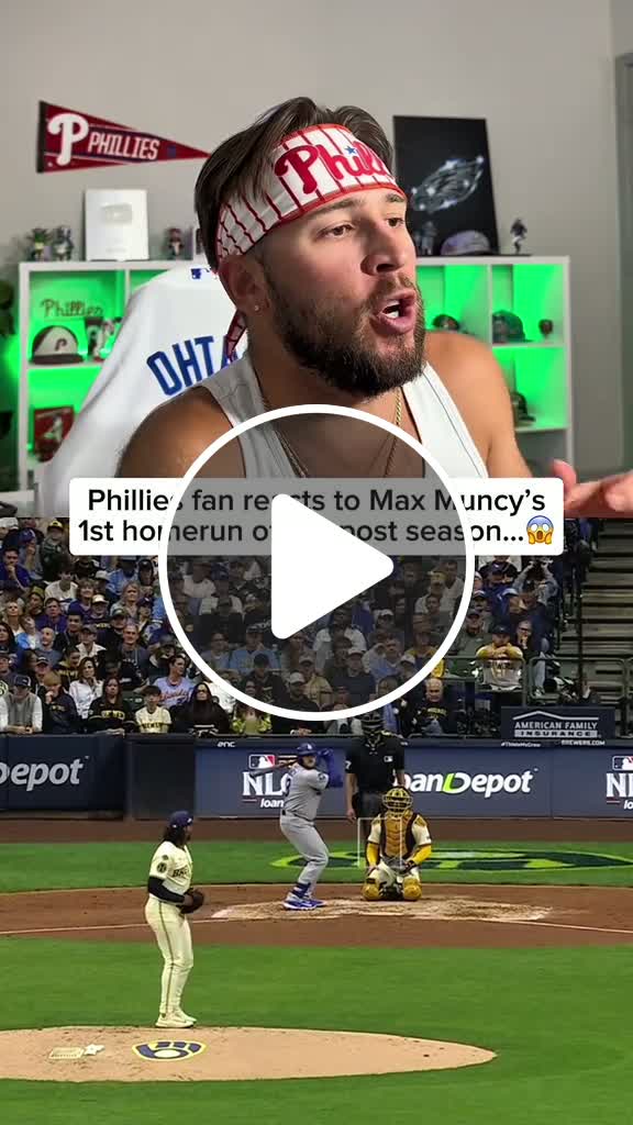 MAX MUNCHIE STRIKES AGAIN Phillies fan reacts to Max Muncy hitting his ...