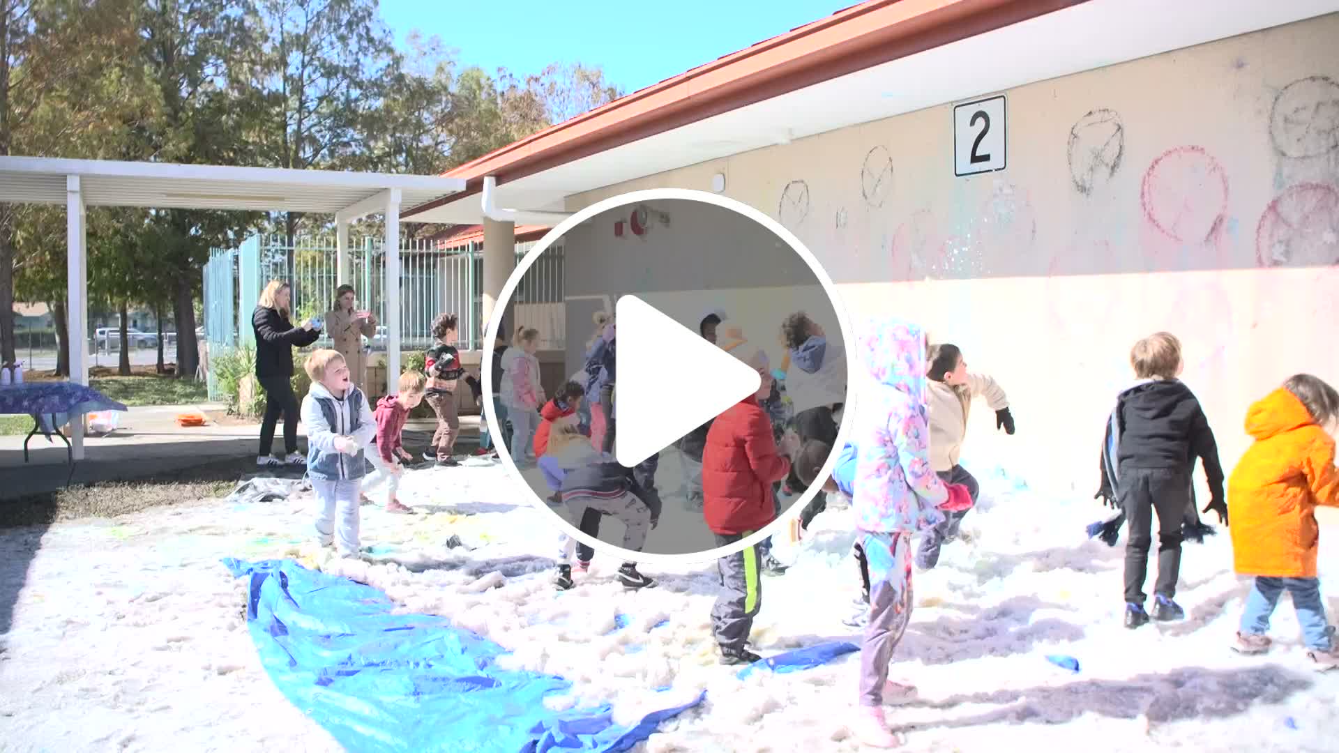 Kindergarten students at Jamerson Elementary School enjoy a day in the ...