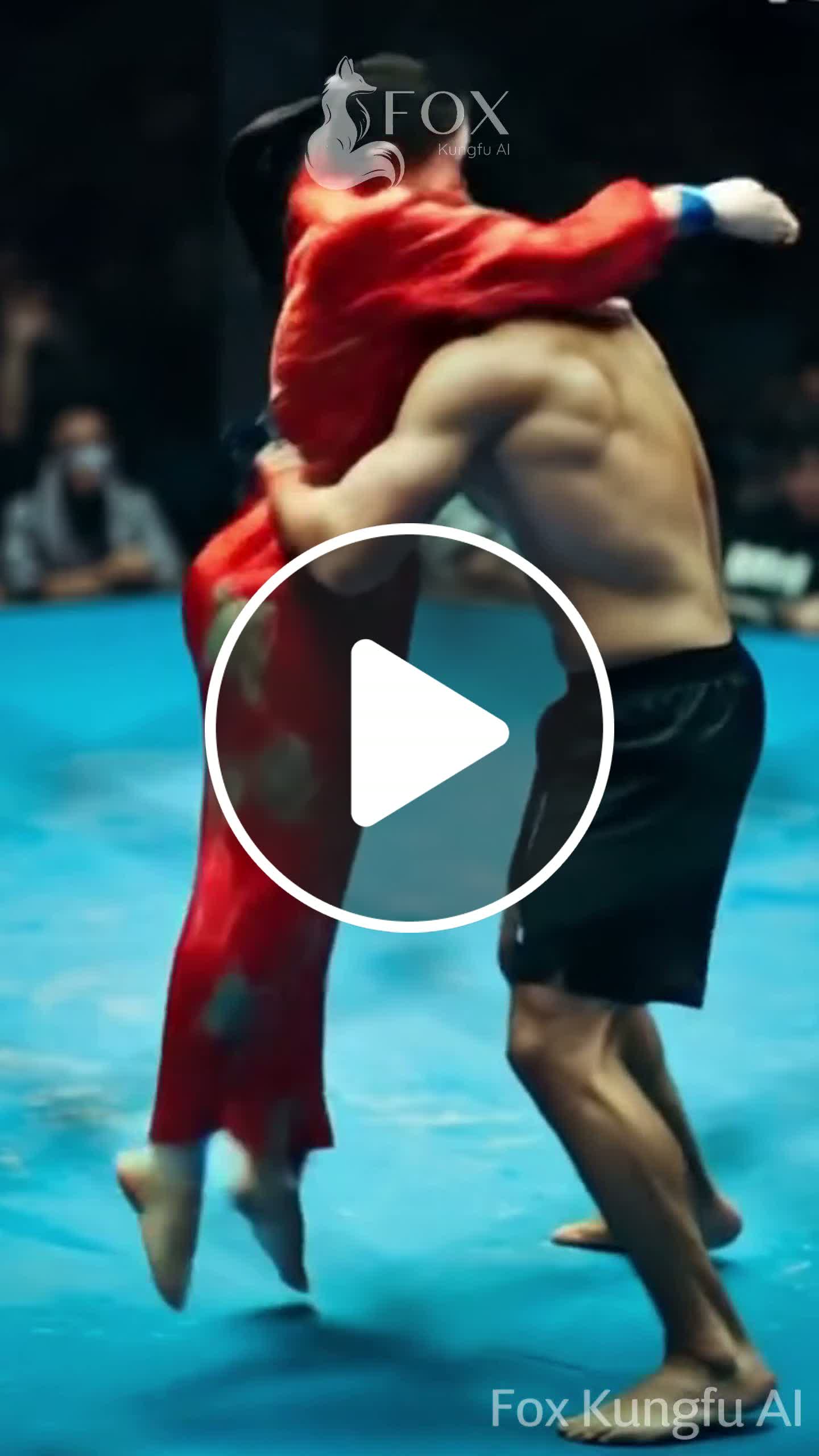 AI-generated. Red cheongsam fox stuns octagon with kung fu 🥋🦊 #ai #kungfu #fox - NewsBreak