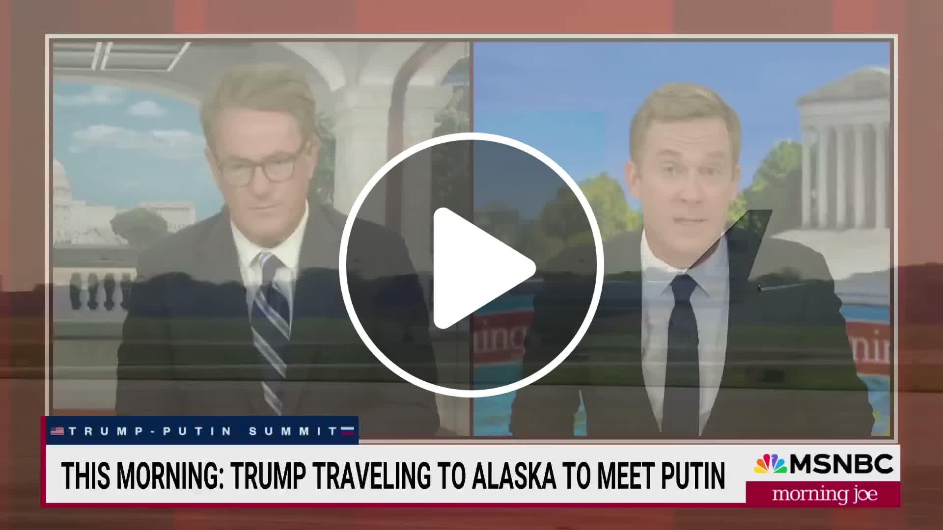 MOMENTS AGO President Trump previewed the upcoming Alaska summit to ...