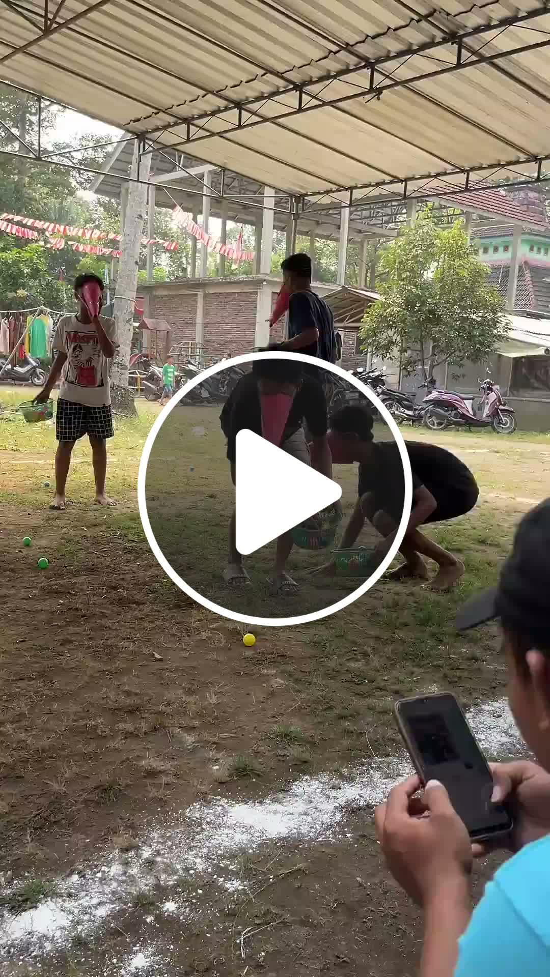 Young Men Collide, Tumble In Vision Obstructed Challenge - NewsBreak