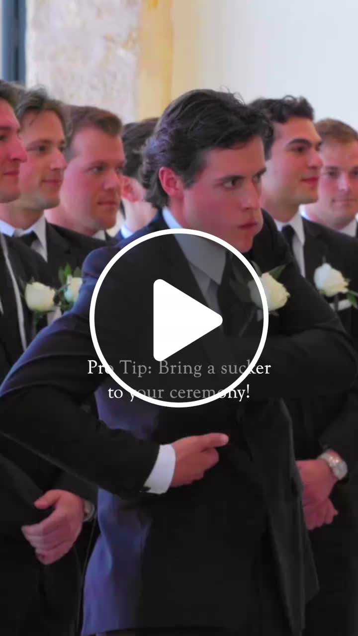 He knew exactly what to use to bring the ring bearer down the aisle😆😆😆 ...