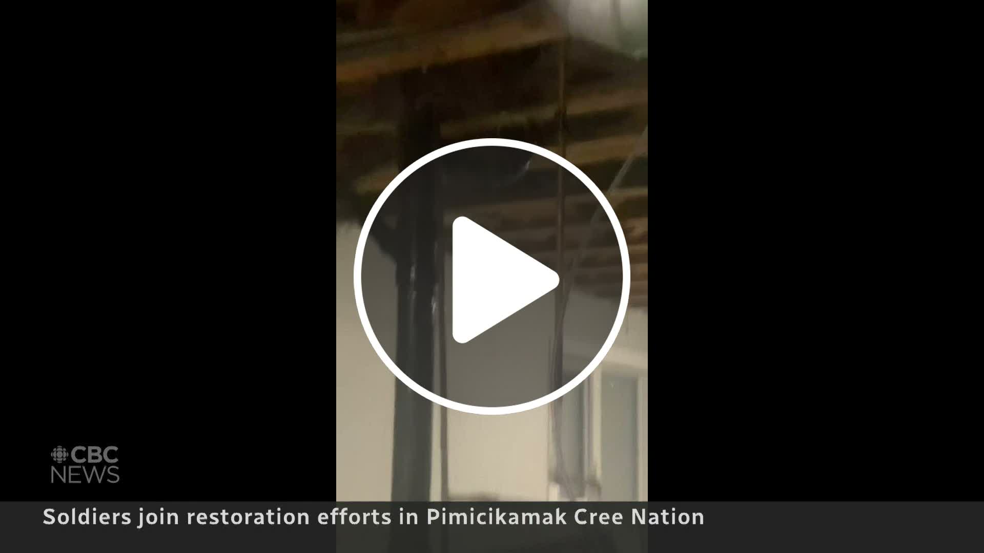 Military helps fix Manitoba First Nation homes after burst pipes ...