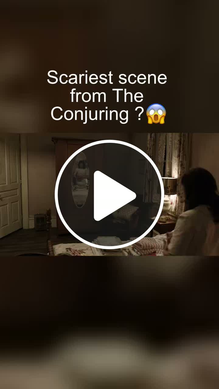 Can you handle the scariest scene from The Conjuring Part 1? 👻 # ...