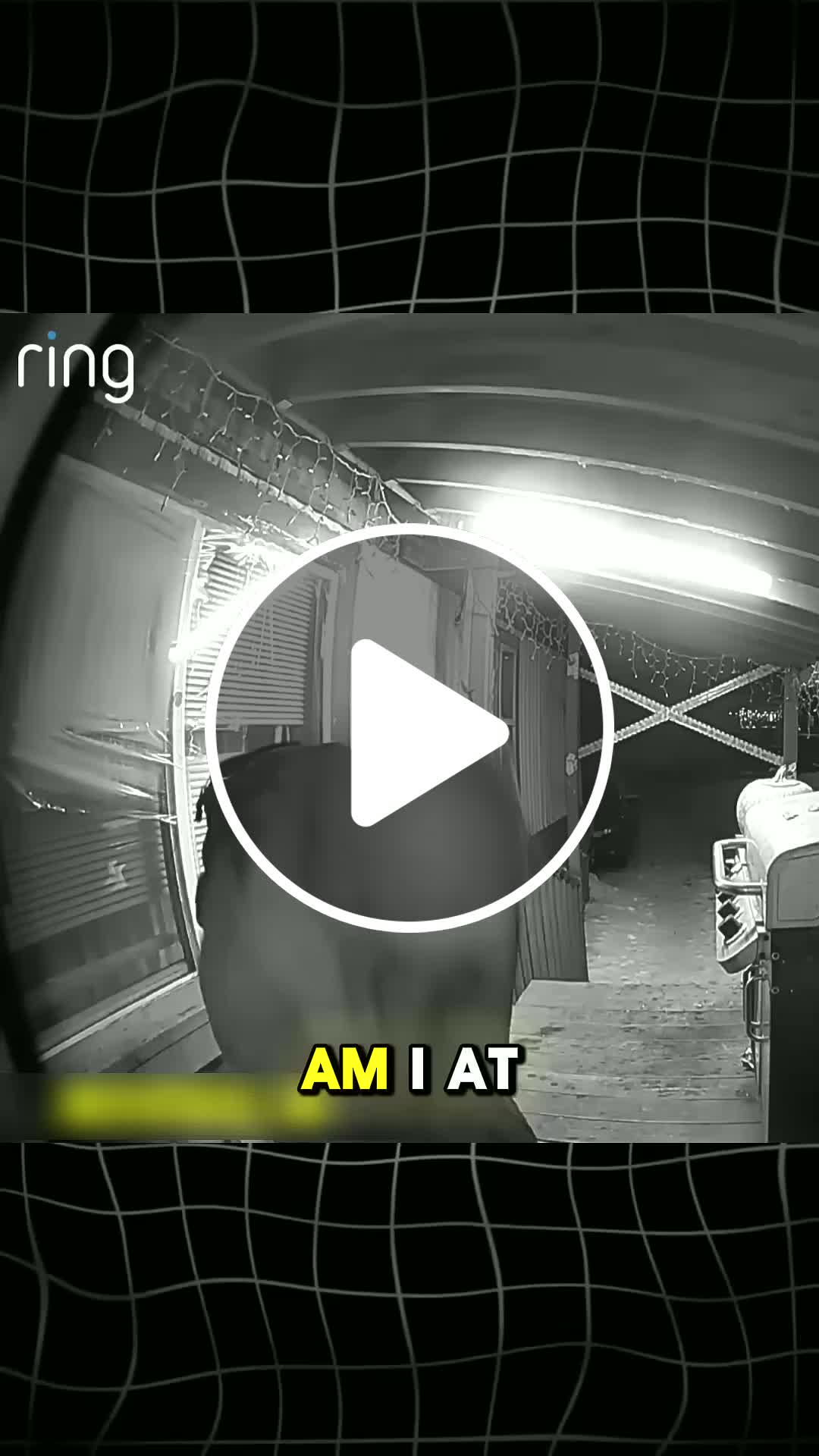 Doorbell Camera Captures a Man Acting Erratically and Ringing Homes at ...