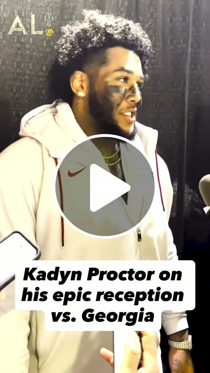 Kadyn Proctor describes what was going through his head during his ...