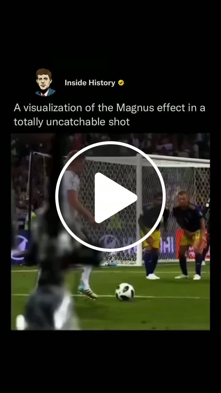 #UnpopularOpinion The Magnus effect refers to the phenomenon where a ...