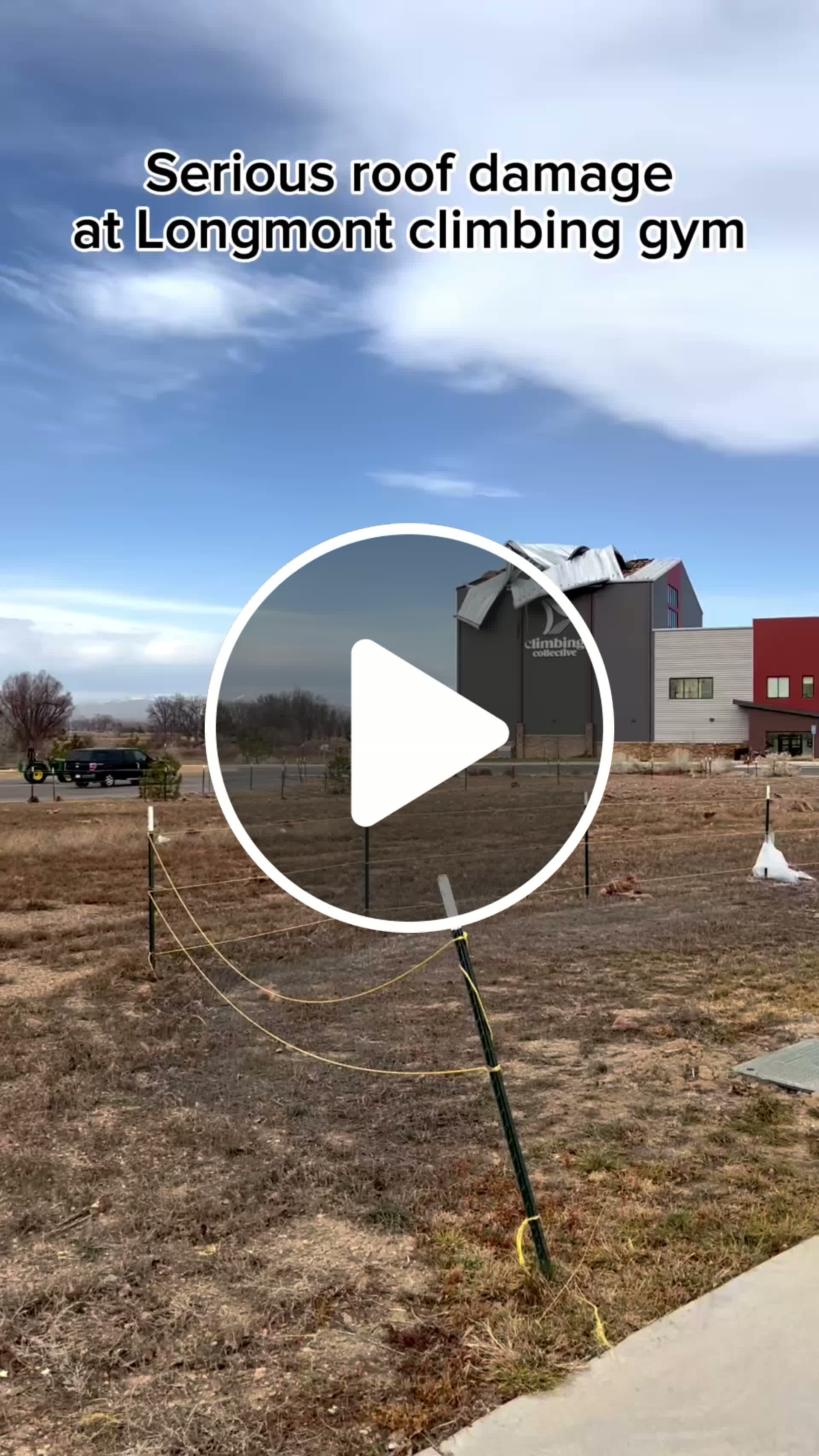 Roof damage at a Longmont gym - NewsBreak