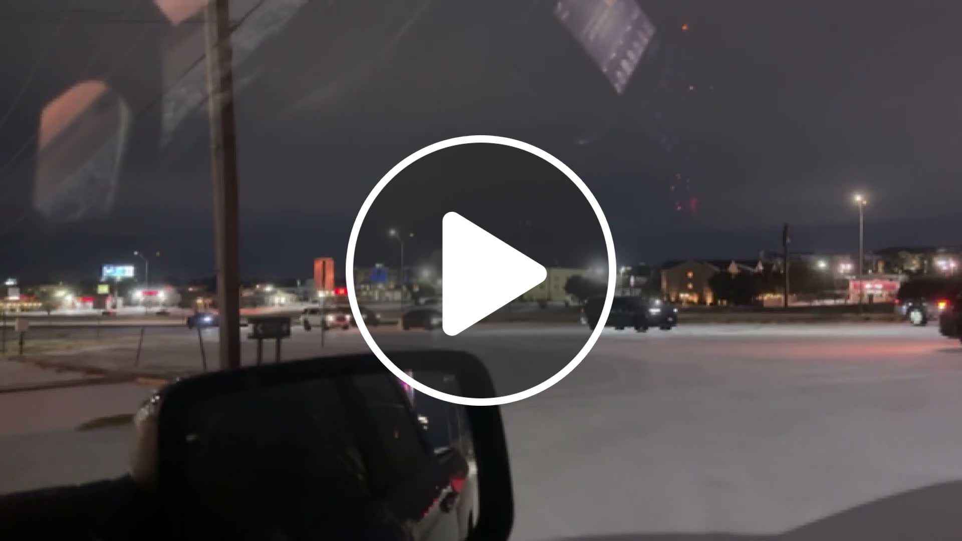 'It's Like an Ice Rink Out Here' | Dangerous ice covers Central Texas ...