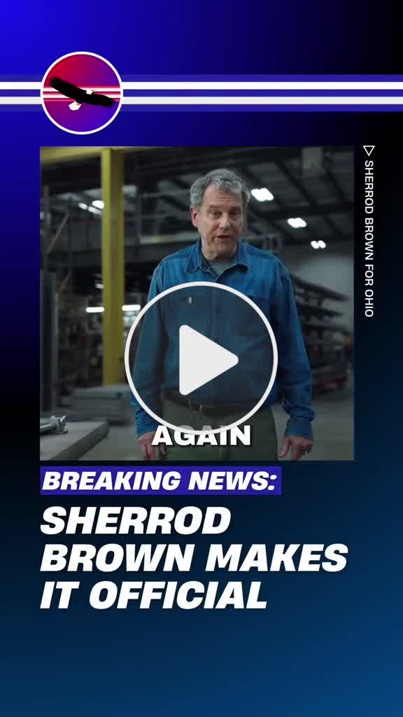 Sherrod Brown's Historic Launch at Ohio Statehouse - NewsBreak