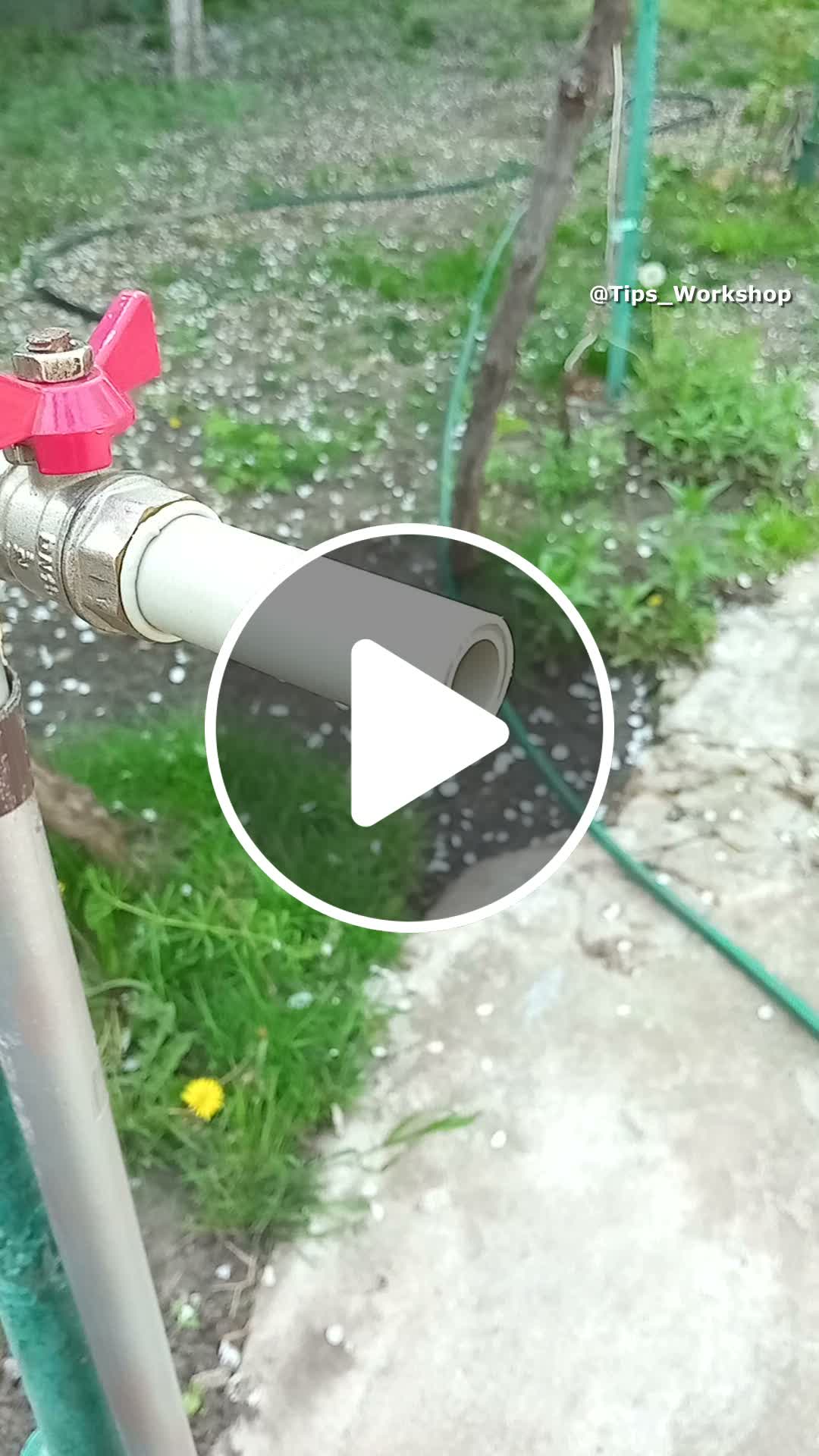 Hose connect skill. How to securely connect a hose to a plastic pipe # ...