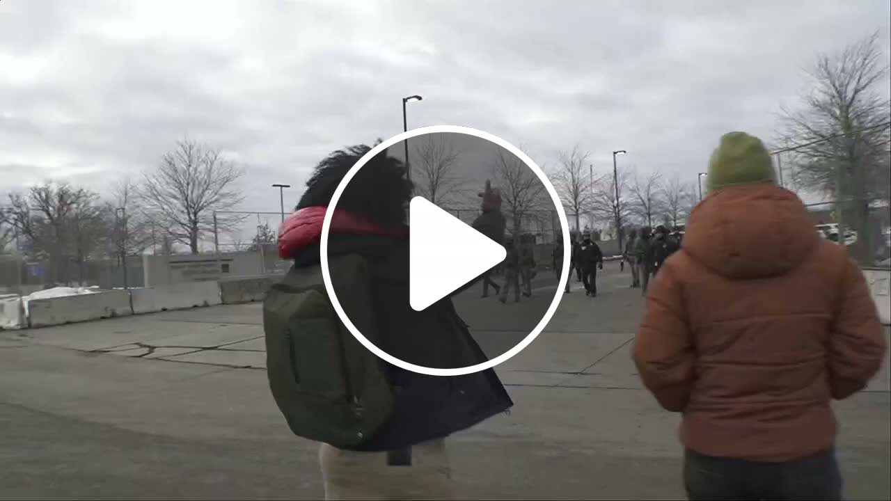 Anti-ICE protests in Minneapolis get heated, person detained - NewsBreak