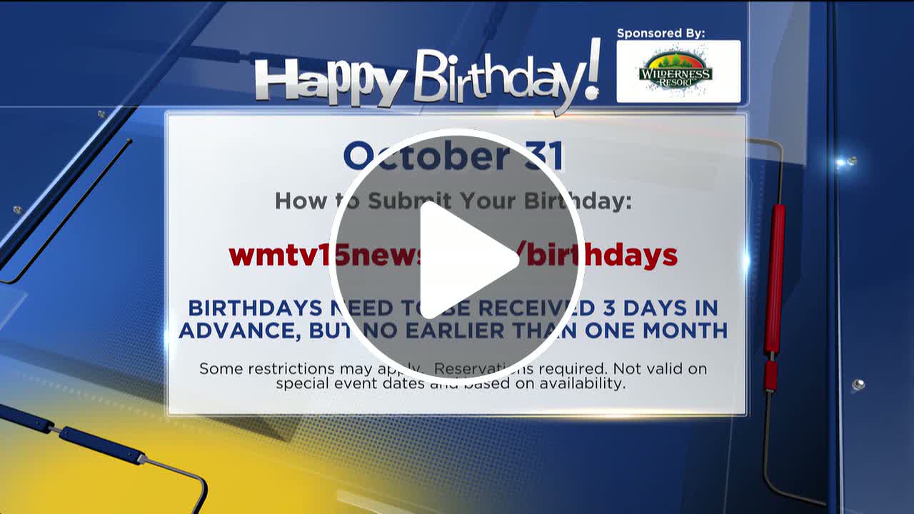 Birthdays for Friday, October 31 - NewsBreak