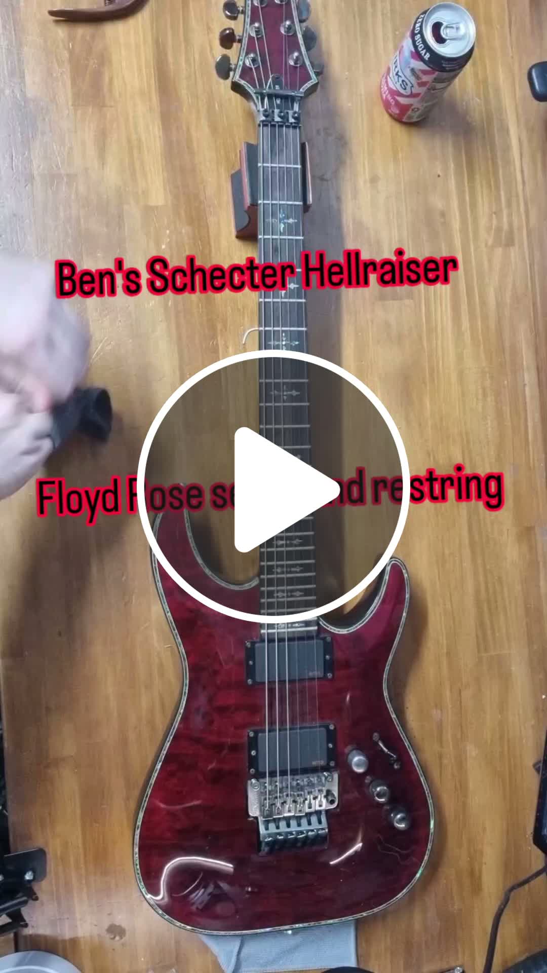 Floyd Rose restring and setup on a Schecter Hellraiser - NewsBreak