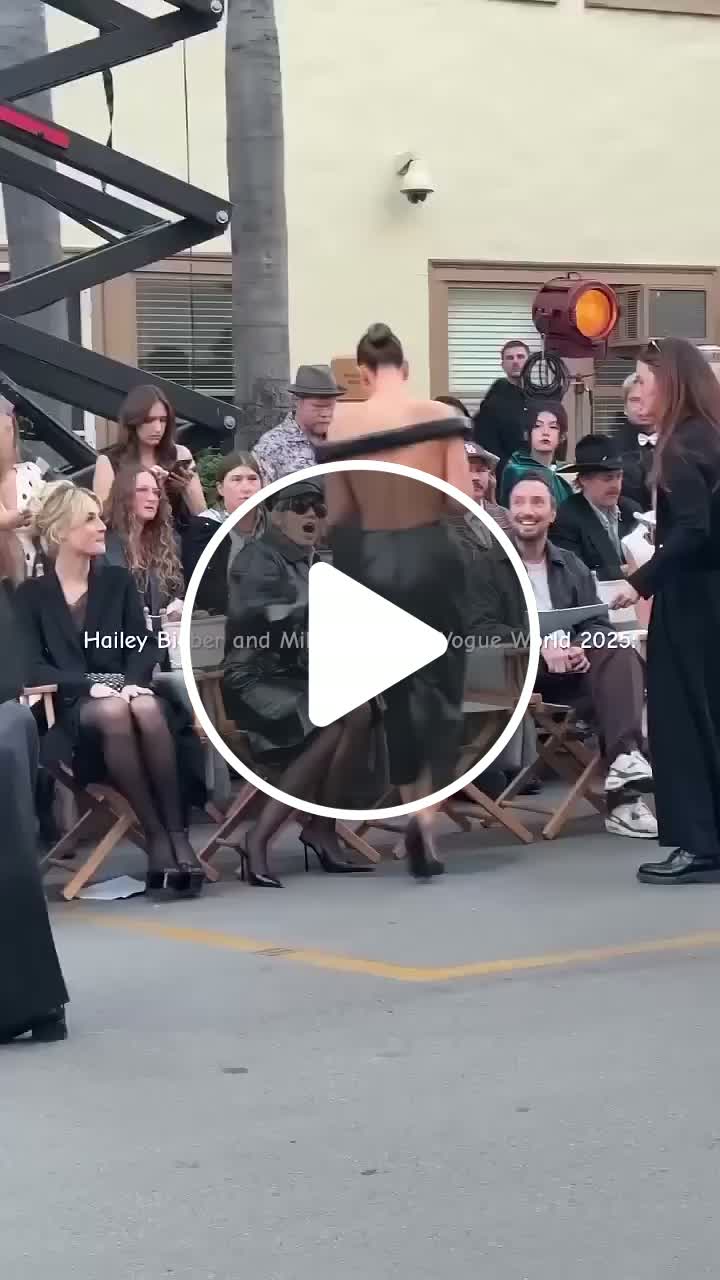 Hailey Bieber and Miley Cyrus at Vogue World 2025: Hollywood in Los ...