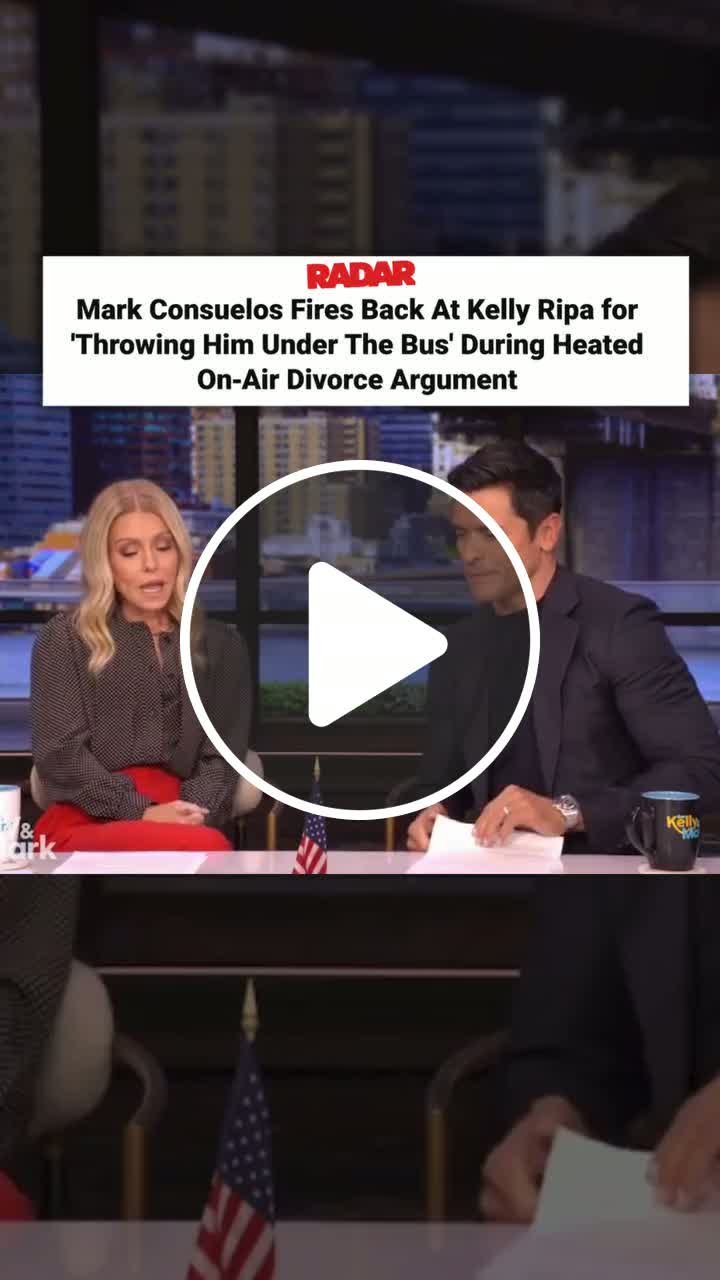 Married co-host duo Mark Consuelos and Kelly Ripa raised eyebrows when ...