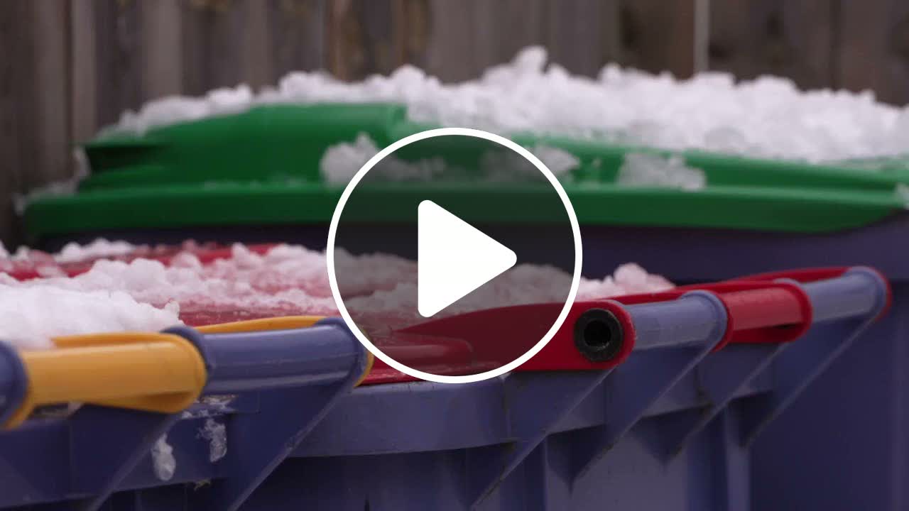 BINS IN THE BIKE LANE: Where to put trash, recycling on newly-repaved ...